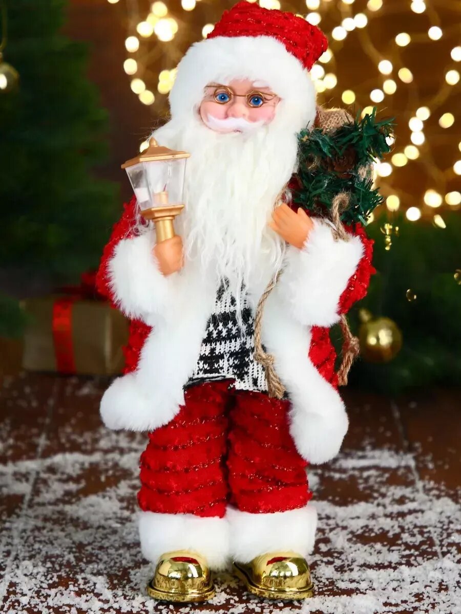 Дед Мороз под елку 35 см