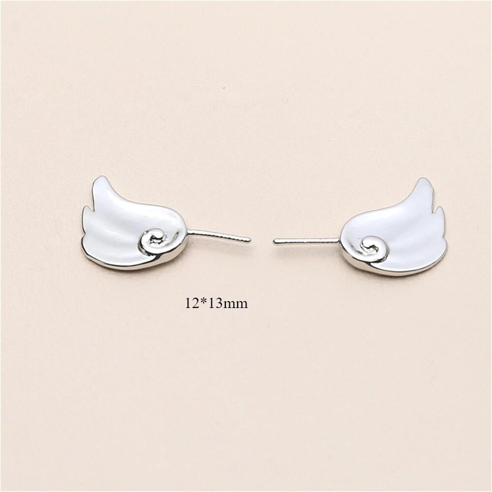 Позолоченные булавки для крыльев 2 пары Белый, 5-2 pairs