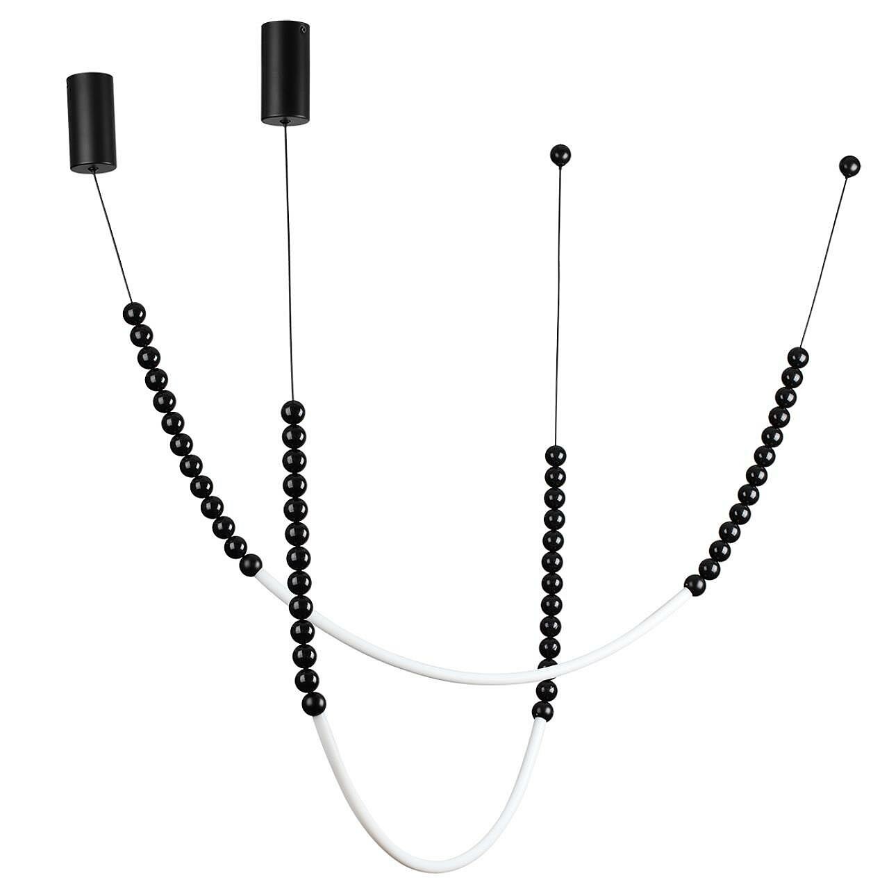 Светильник подвесной Odeon Light Monella 7149/24CL, LED, 25Вт, кол-во ламп:2шт, Черный