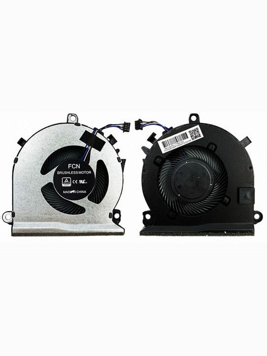 Вентилятор (кулер) для ноутбука HP Gaming 15-ec, 15-ec0013dx, 4 pins, CPU
