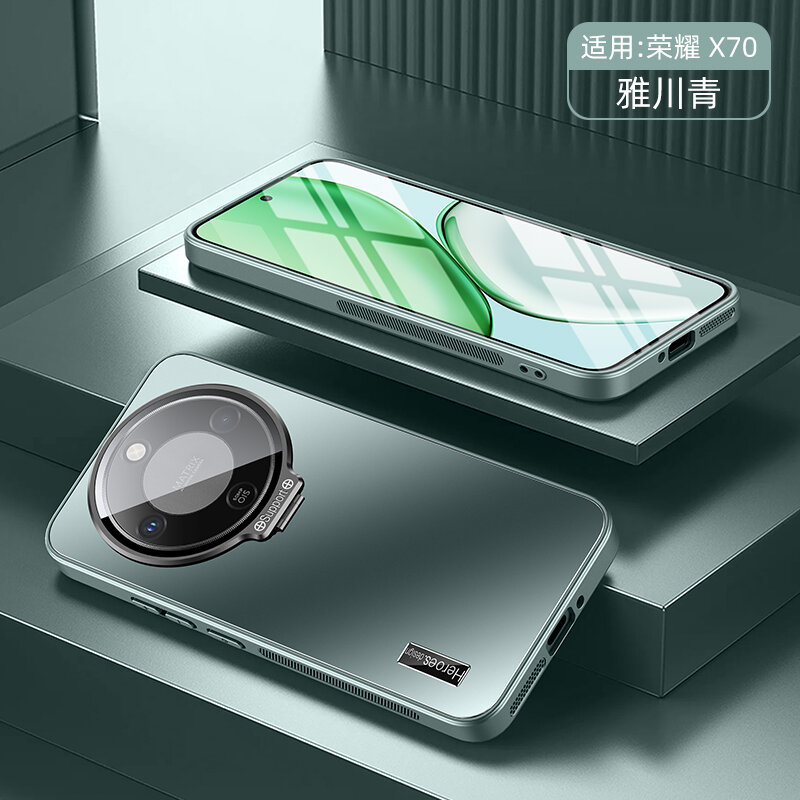 Чехол Для Honor X9d / Honor X70 / Хонор Х9d / Хонор икс70, soft touch, чехол-кардиомонитор, поликарбонат (PC), защита камеры, ударопрочный, встроенная подставка, усиленные углы, Honor, Honor X9d, Honor X70