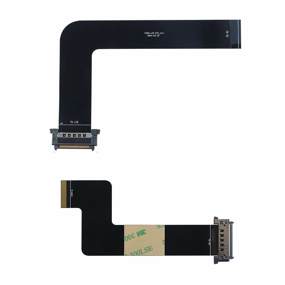 Кабель для подключения дисплея для 3D-принтеров K2 Plus/K1/K1C/Ender 3V3, черный, FPC, длина 162 мм.