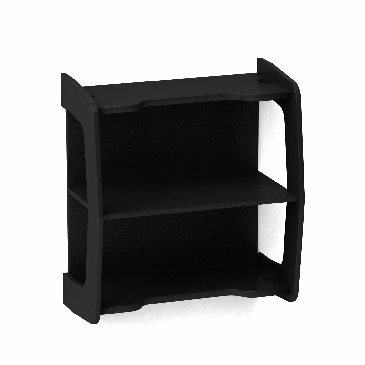Полки, кронштейны, подставки Полка настенная универсальная DX ICON BLACK Чёрная