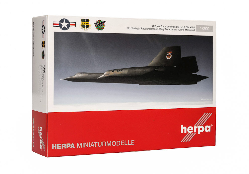 Herpa Модель самолета Lockheed SR-71A Blackbird — фото 1