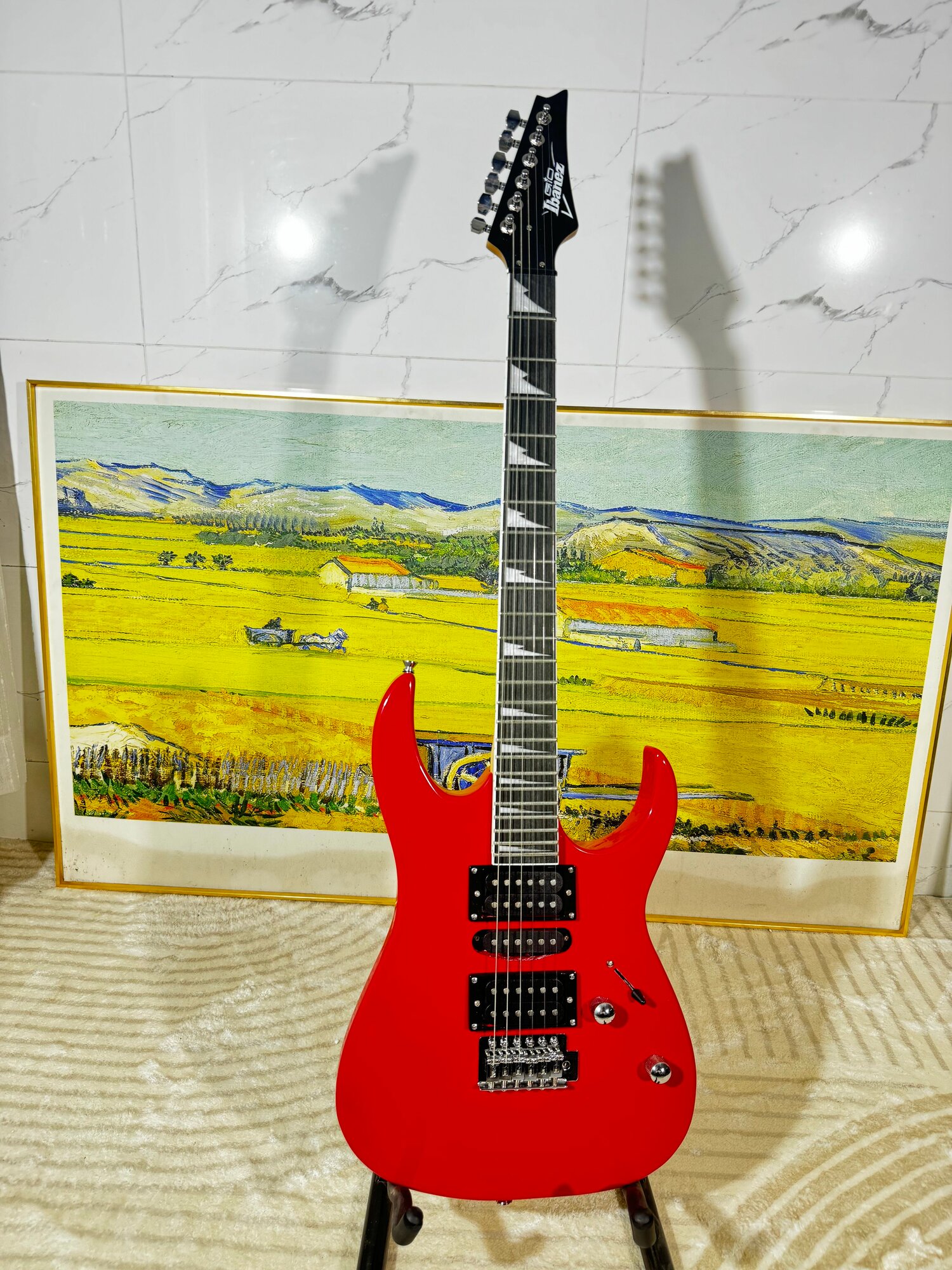 Ибана. электрогитара 6-струнная 39"