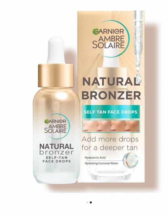 Сыворотка-автозагар для лица Ambre Solaire natural bronzer