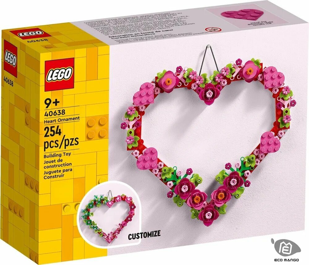 Конструктор LEGO Creator 40638 Орнамент в виде сердца