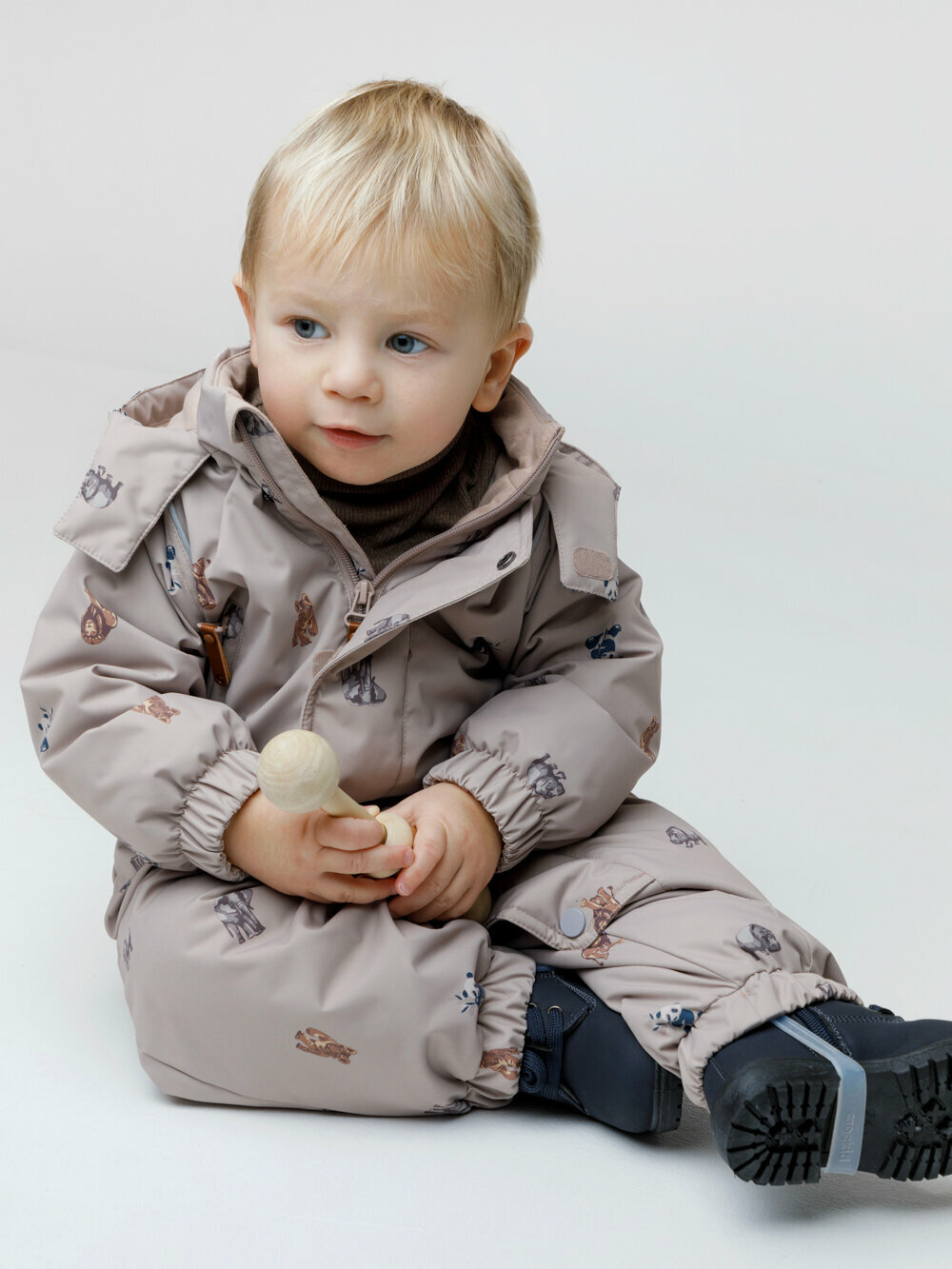 Комбинезон утеплённый мембранный с утеплителем для малыша, демисезон