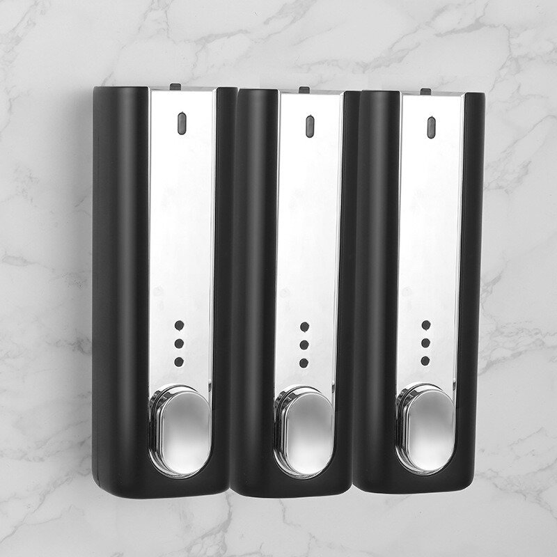 Настенный дозатор для мыла без сверления, одно-, двойной- и тройной головкой, для ванной, дозатор для геля для душа, пресс-дозатор для мыла