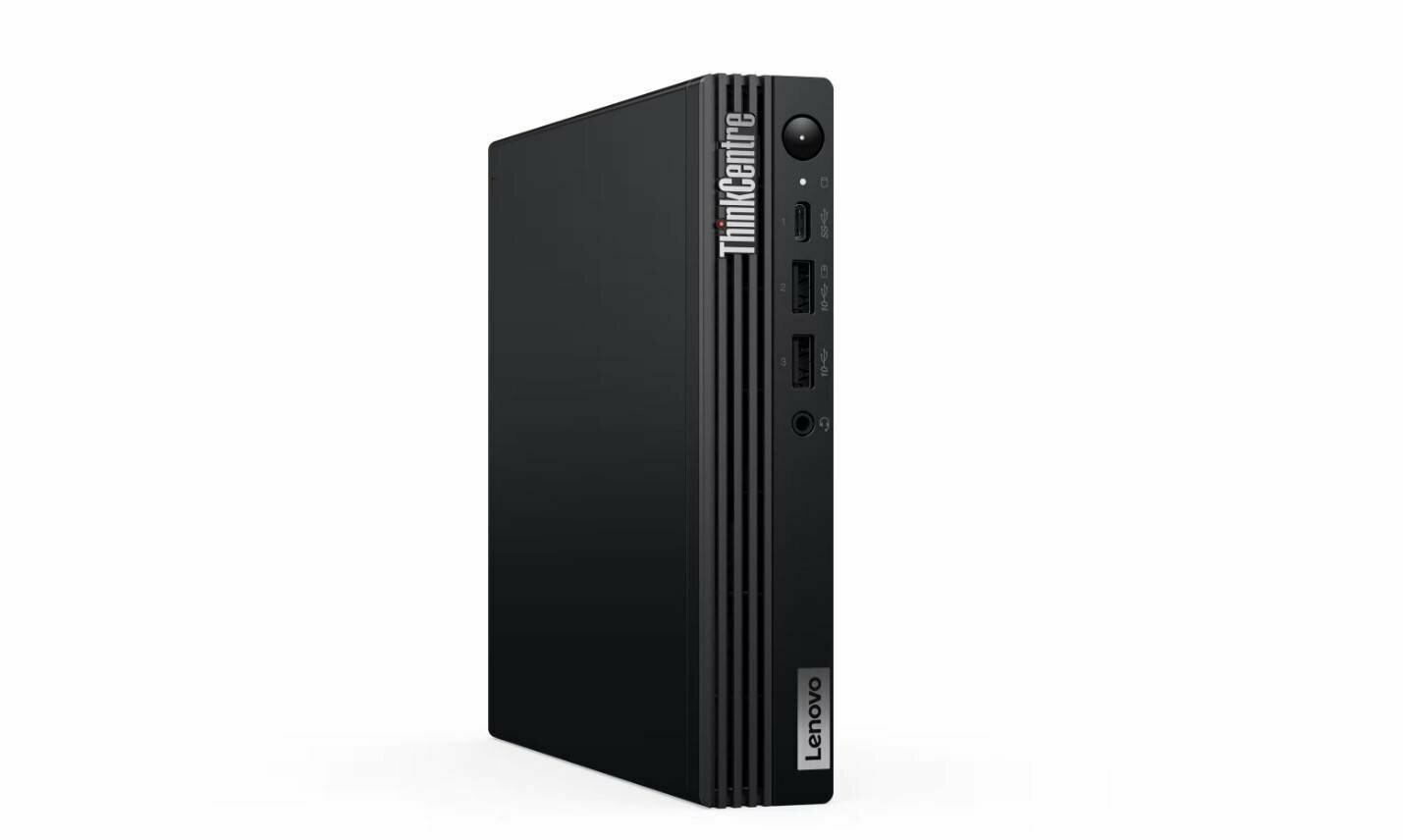 Десктоп Lenovo ThinkCentre M70q G5, Intel Core i3-13100T, 8Gb, 512Gb SSD, WiFi + BT, VESA Mount, KB + Mouse, DOS, черный