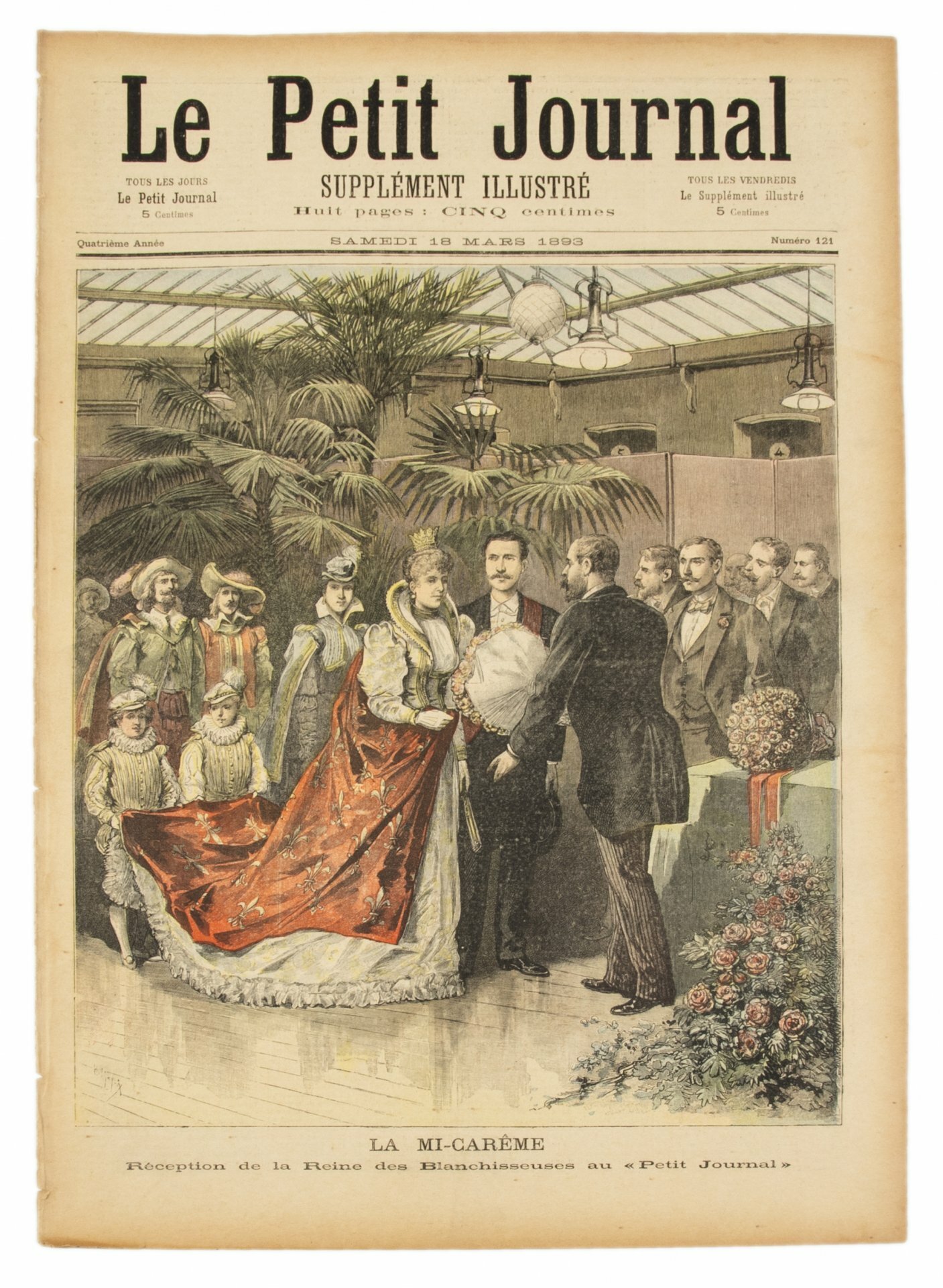 Газета "Le Petit Journal" выпуск № 121 от 18 марта 1893