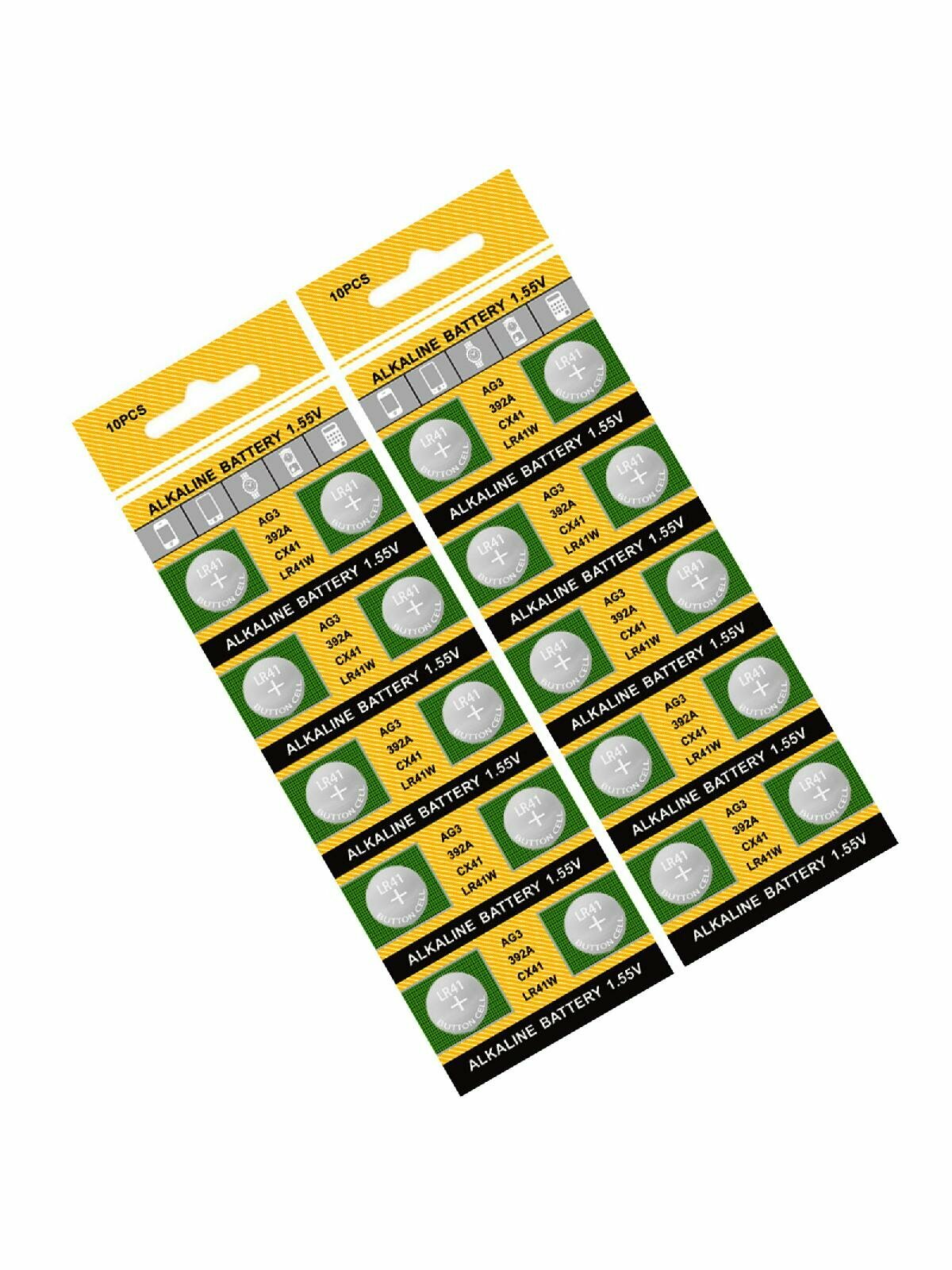 AG3/736 /LR41 Надежные кнопочные батарейки для часов в домашних условиях