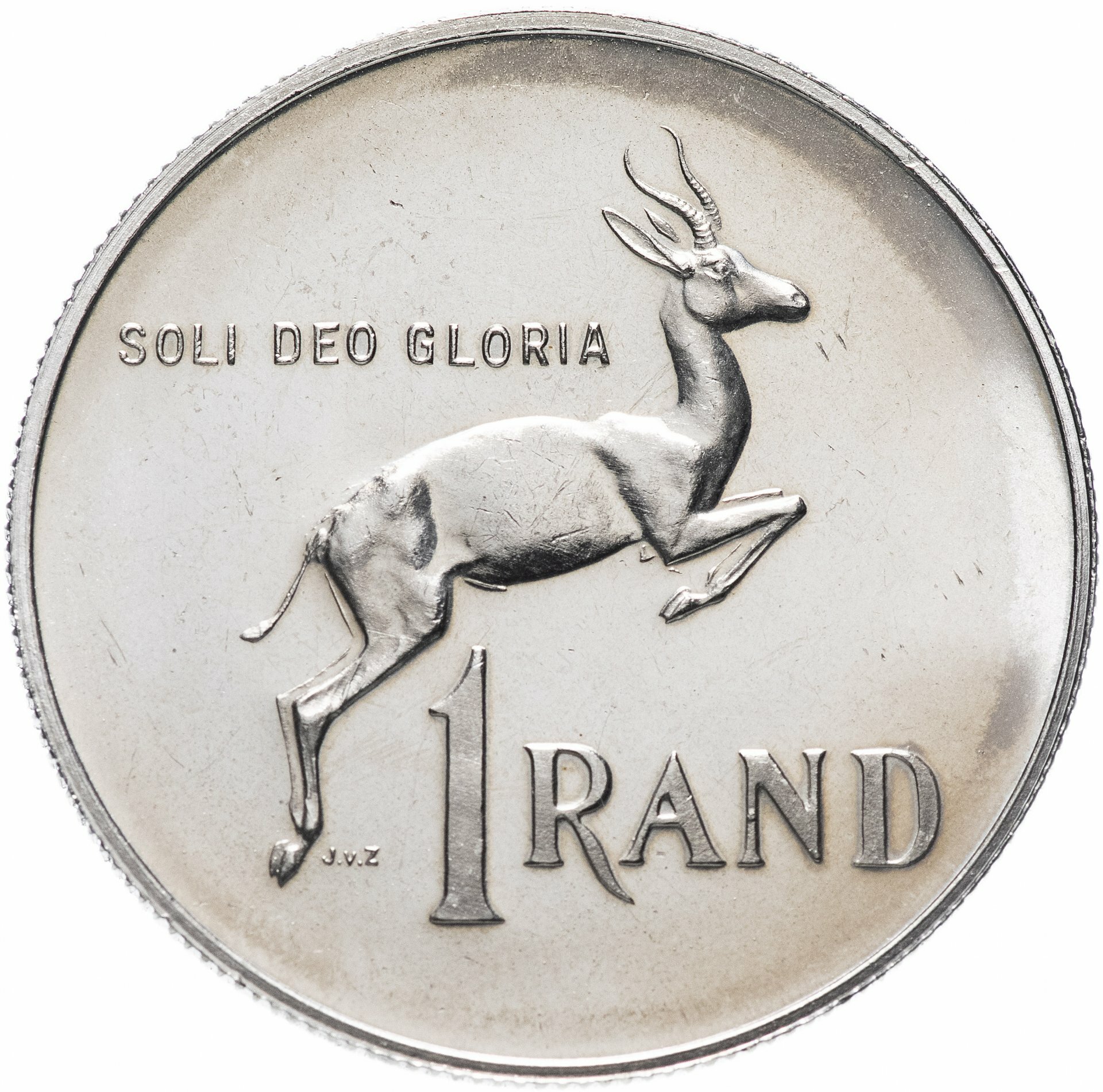 ЮАР 1 ранд рэнд, rand 1978, Никель, в сохранности AU-UNC