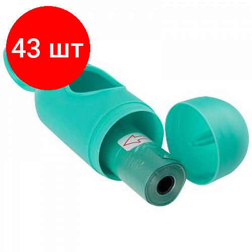 Комплект 43 шт, контейнер для пакетов для выгула животных +15ПАКЕТОВ СПБ