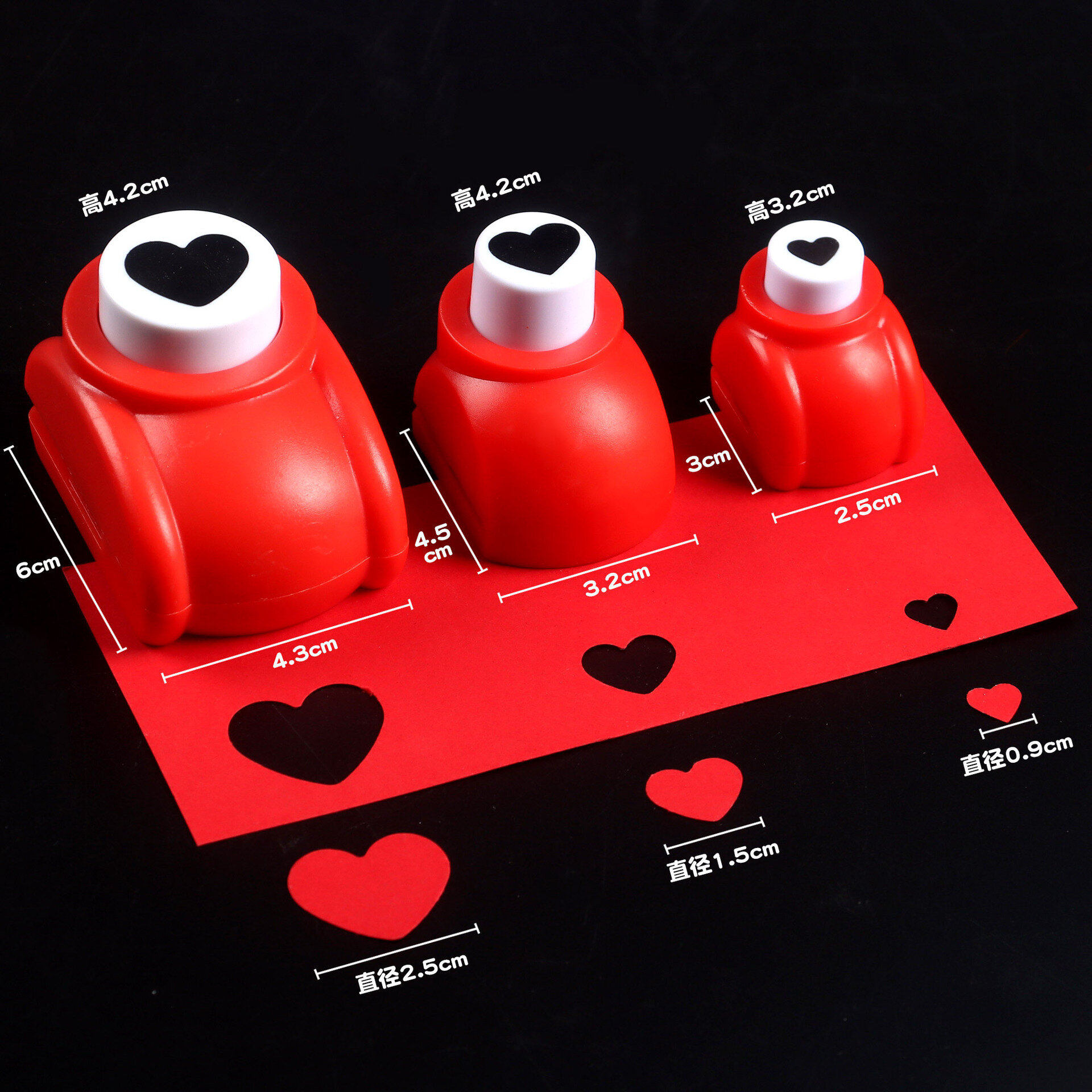 Инструмент для тиснения Jerry Effort-Saving, набор для детского творчества в детском саду, машина для вырубки, печатная машина, круглая и сердечная формы, маленький размер