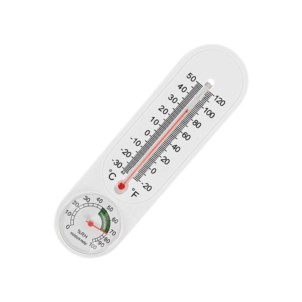 Термометры Температуры Столба жидкости от -30 ℃ до 50 ℃ И Аналоговый Гигрометр - Двухфункциональный Инструмент Для Измерения Климата В помещении