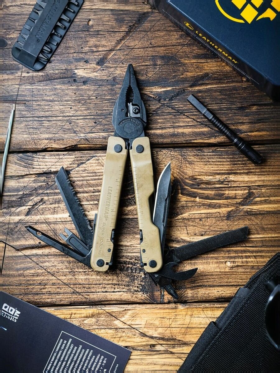 Мультитул Leatherman Super Tool 300 M COYOTE TAN