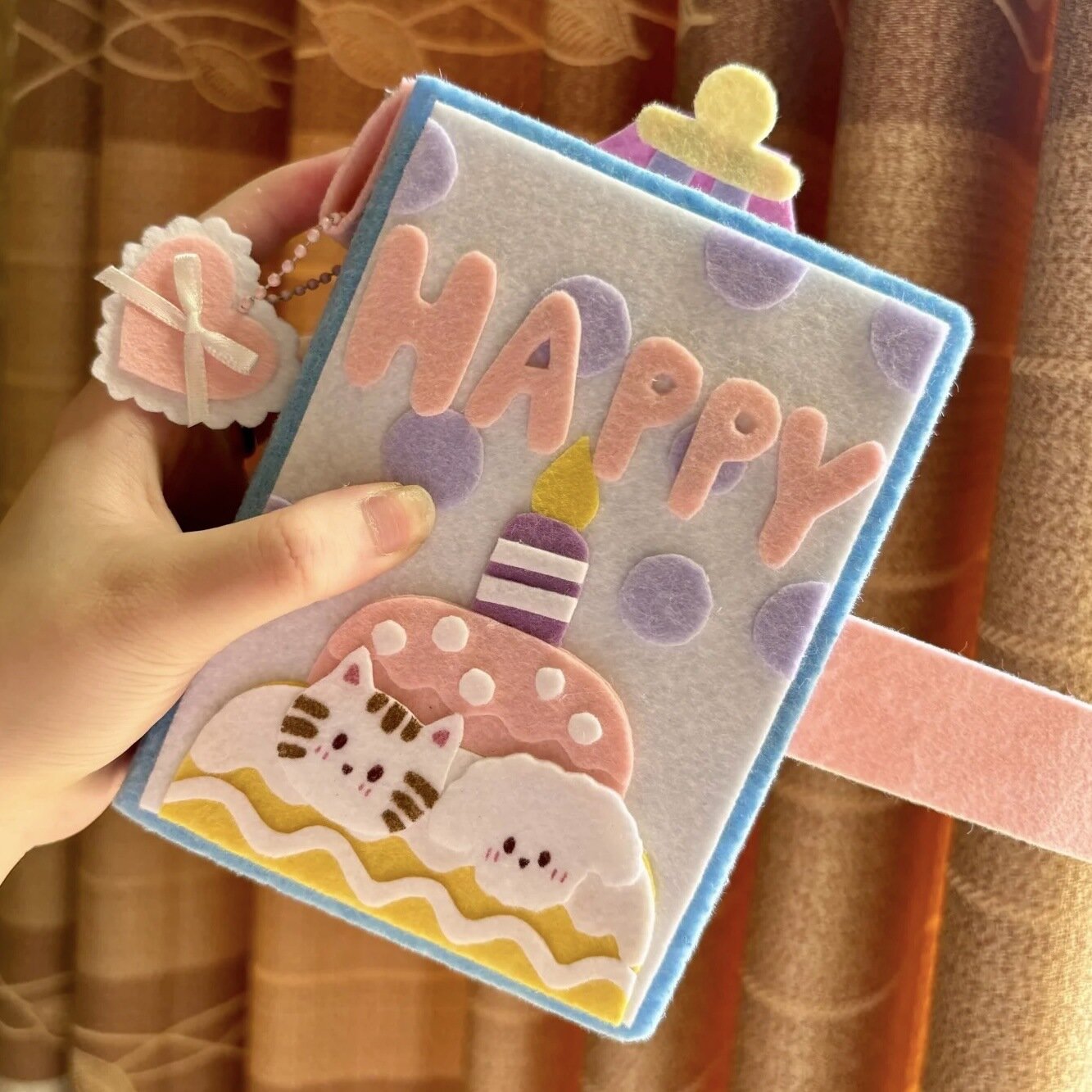 С Днём Рождения, альбом для карточек из нетканого материала, механизм, 3inch маленьких карточек, ручная работа, фотоальбом, подарок для фото Polaroid