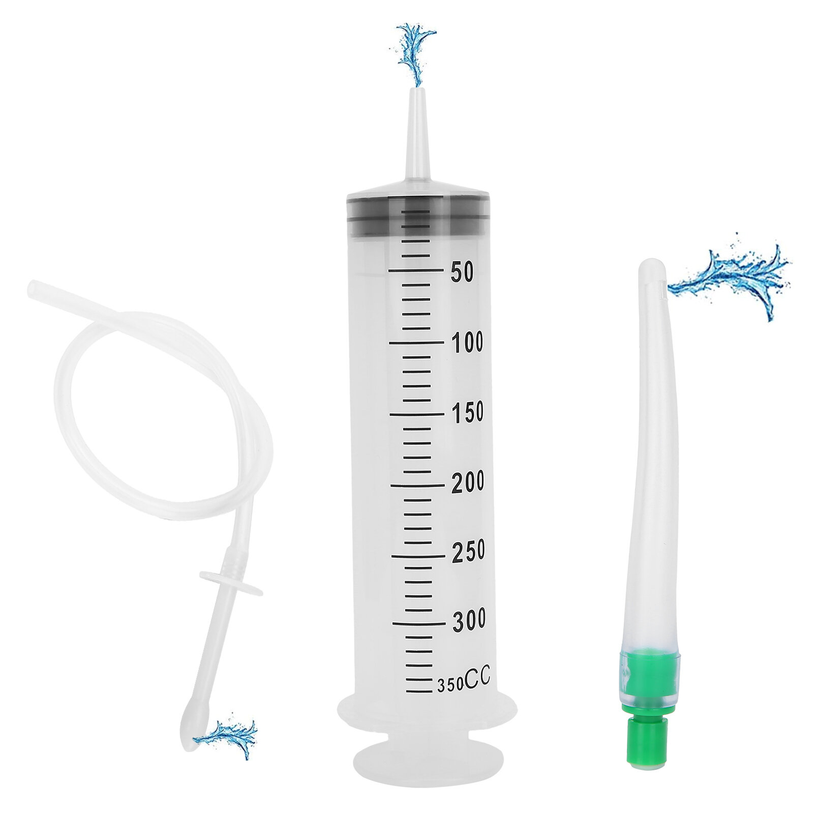 350 мл шприц для клизмы, большой объем, вагинальный и анальный спринцовка, очиститель клизмы
