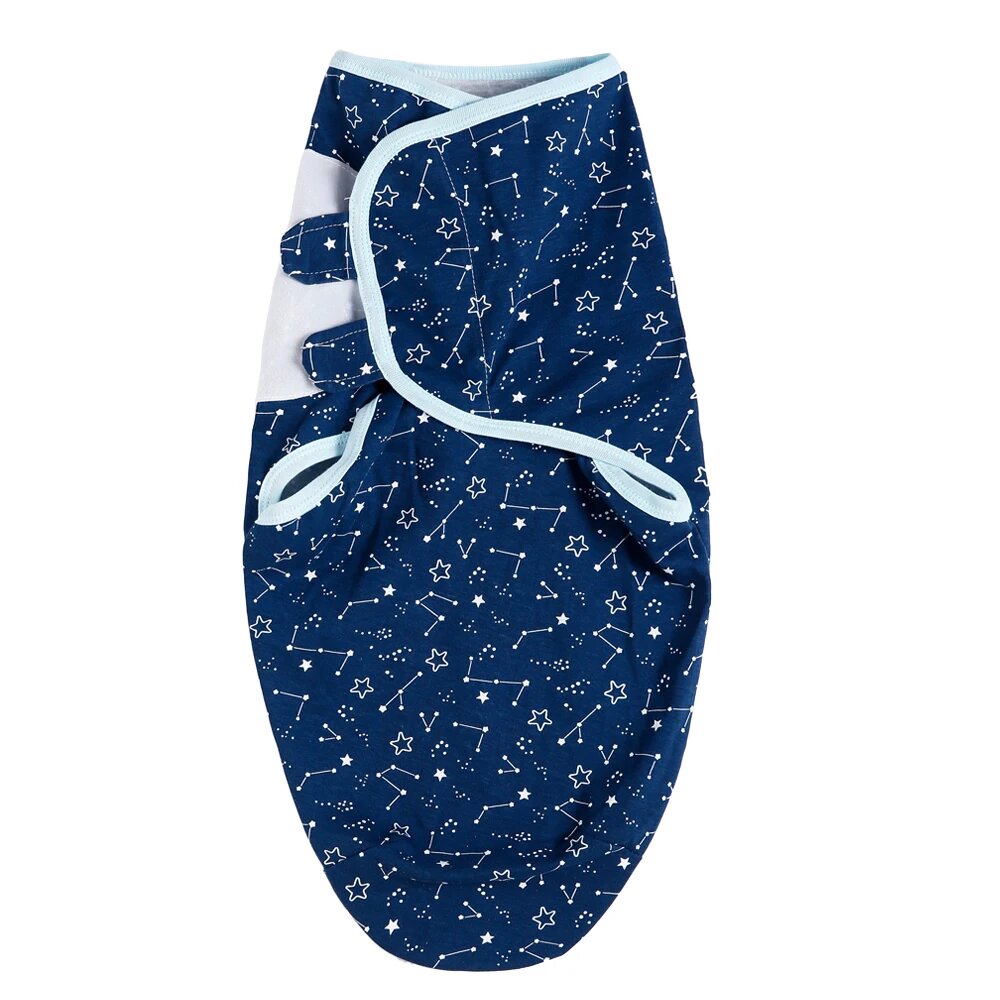 Детские муслиновые пеленки-спальники Insular S, Темно-синий, Space