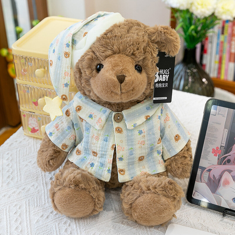 Милые пижамы Миа, плюшевая игрушка медведь, одежда для кукол, горячая распродажа, подарок для детей, кукла-компаньон, оптовая торговля через границу