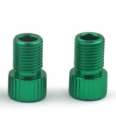 Переходник для насоса PRESTA / авто (Shreder),2шт, зеленый