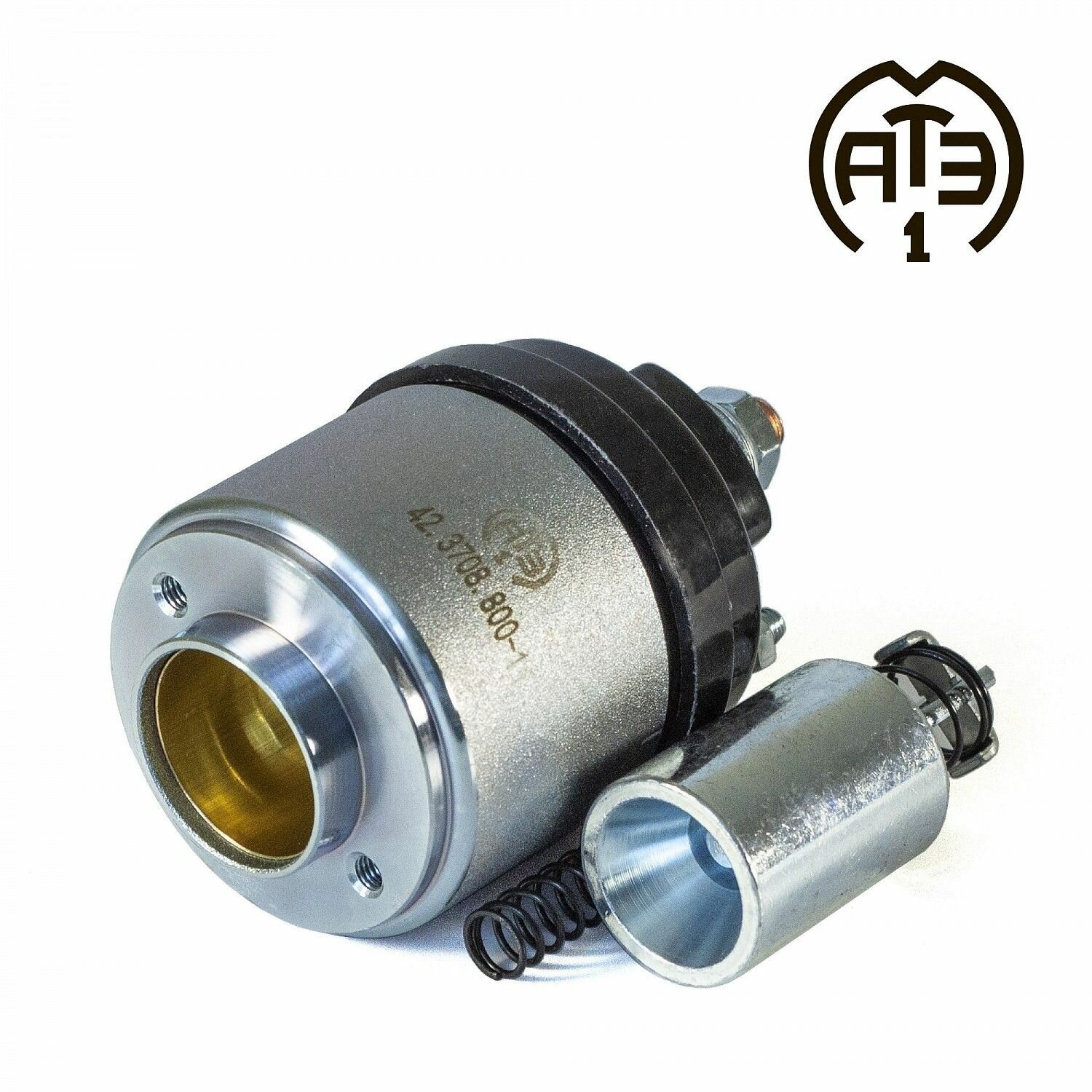 Реле стартера втягивающее ГАЗ-3110, 3302, УАЗ двигатель ЗМЗ-406,405 (стартер 42.3708-10/11) XH-3-082 "АТЭ-1", 42.3708.800-11