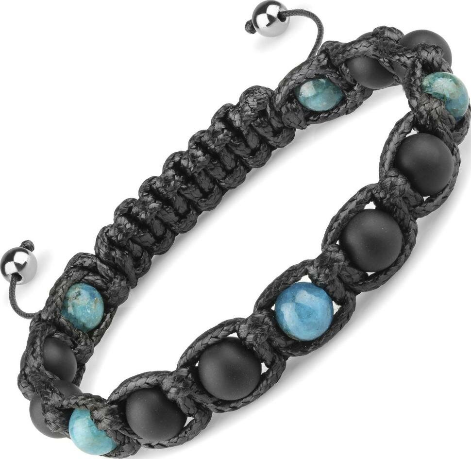 Браслет, агат, апатит