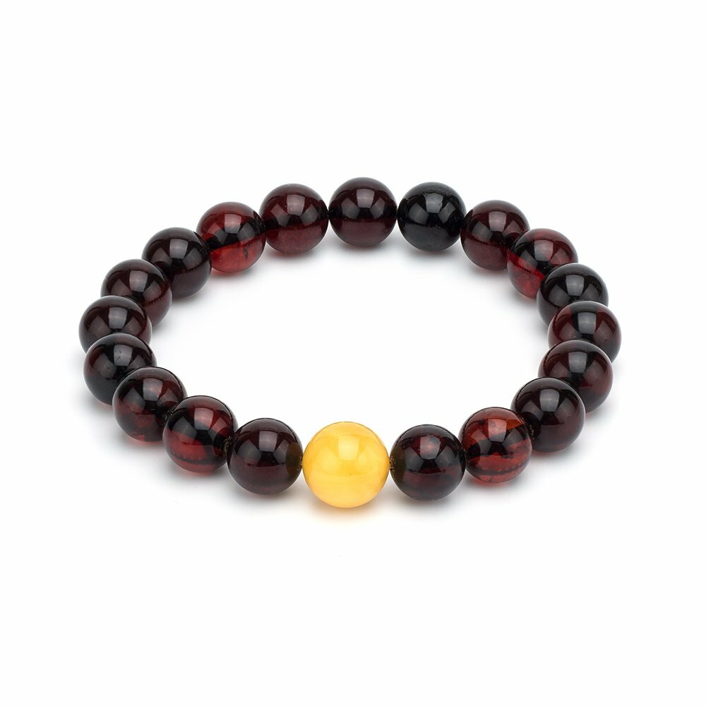 Браслет, янтарь