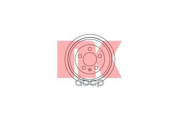Барабан торм AUDI A2/SEAT/SKO FABIA/VW FOX/POLO 1.0-2.0/1.4TDI/1.9SDI/TDI 99- 200Х50.5 шт. Nk арт. 254727