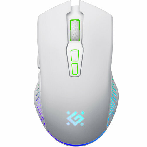 Мышь игровая беспроводная Defender Pandora GM-502 белая,7 кнопок,3200 dpi,500мАч