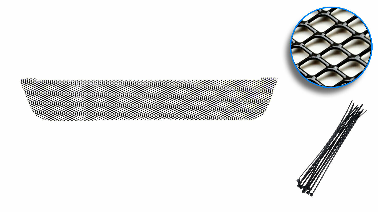 Защитная сетка радиатора для VOLKSWAGEN PASSAT 2005-2011 (B6), низ, 1шт