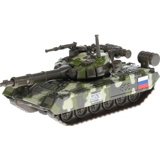 Игрушка инерционная металлическая Технопарк SB-16-19-T90-M-WB.19 Машина танк t-90