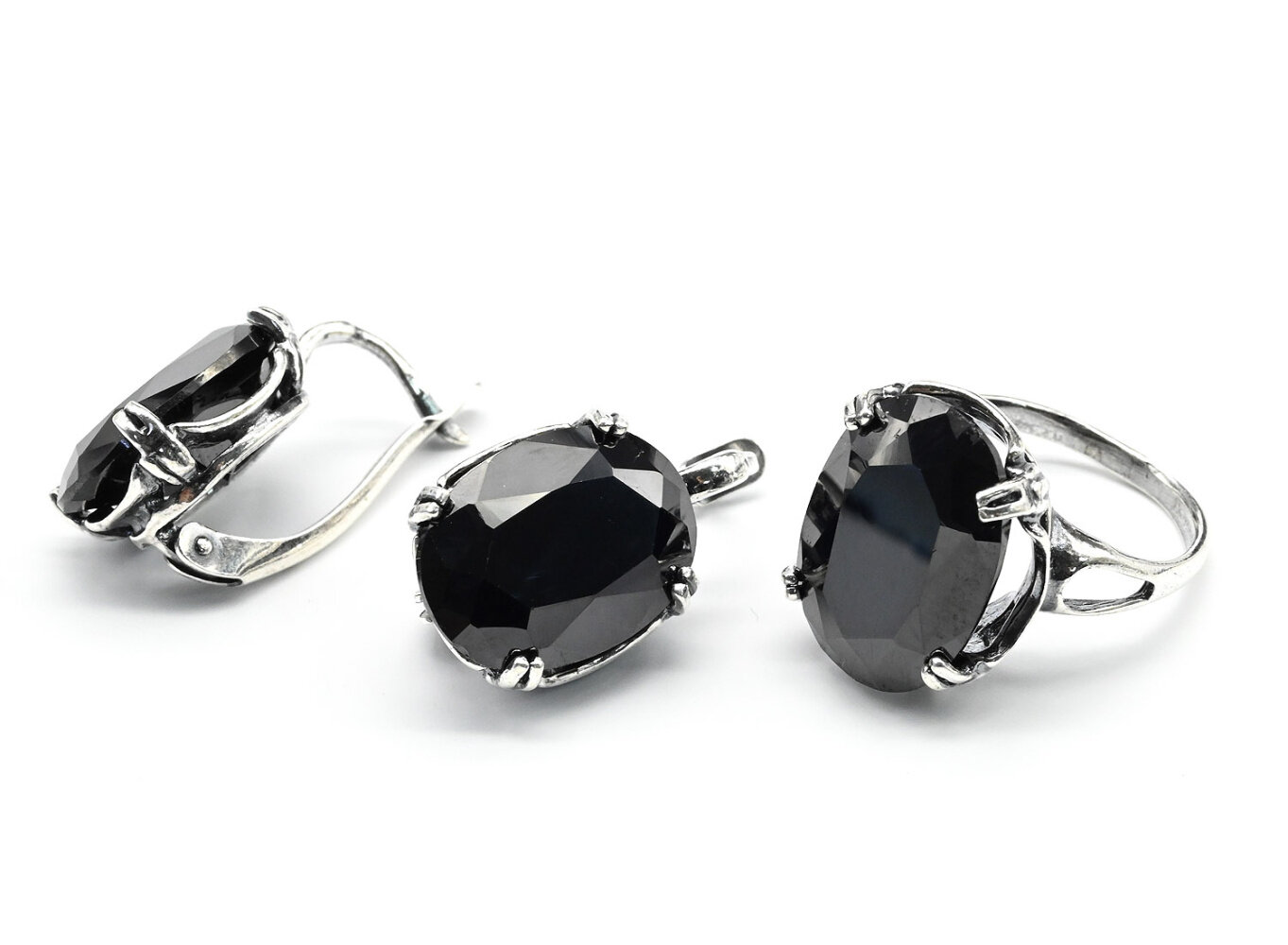 Серьги, циркон