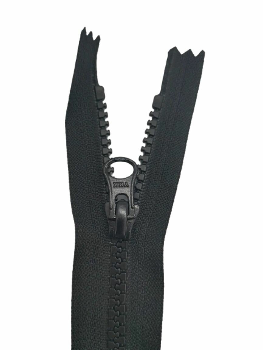 YKK неразъемная застежка молния Тип 5, 18 см, черная молния "трактор" с бегунком формы капля для карманов, сумок и одежды