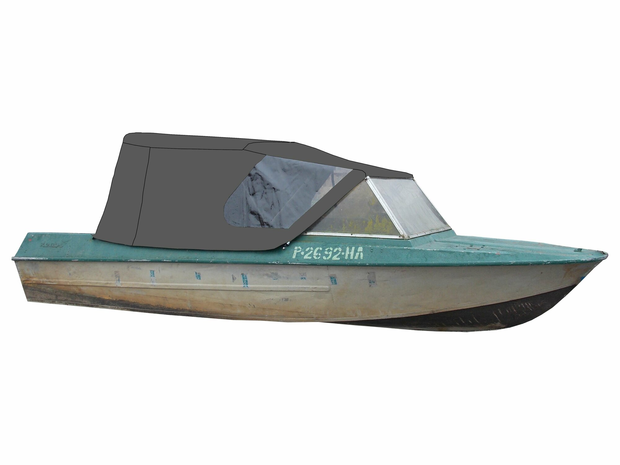 Крым. Тент ходовой на штатное стекло и штатные дуги