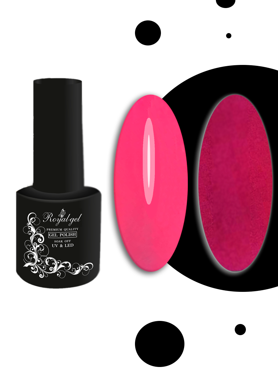 База Royal-gel камуфлирующая "Неон GLOW IN DARK" 5 мл. NGD08