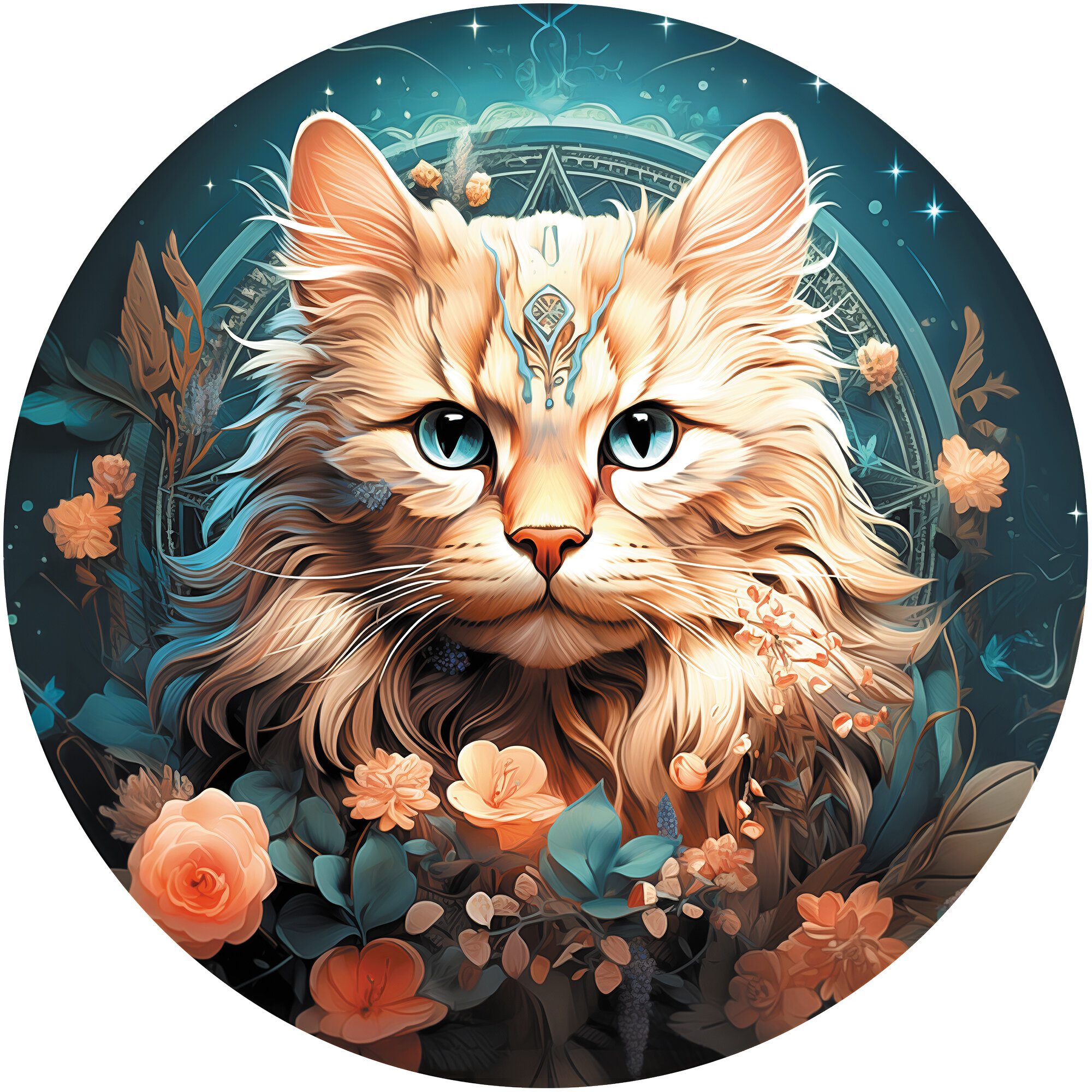 Деревянный пазл коллекции "Мир кошек" / 30х30см, 200 деталей / Подарок для взрослых и детей