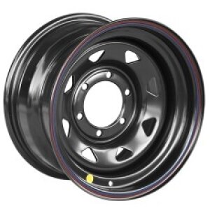 Стальной колесный диск Off-Road Wheels Тойота Ниссан (Треугольник мал.) 7x16/6x139.7 D110 ET30 Черный