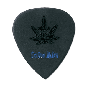 Набор медиаторов Pickboy PB33P088 Hi-Modulous Reefer Pick Carbon/Nylon, черные, 0.88 мм, упаковка 10 шт.