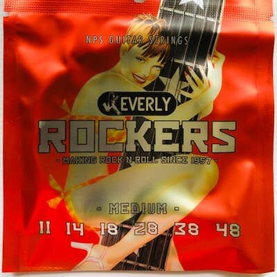 Струны для электрогитары, никель, Everly 9011 Rockers - (11-48)