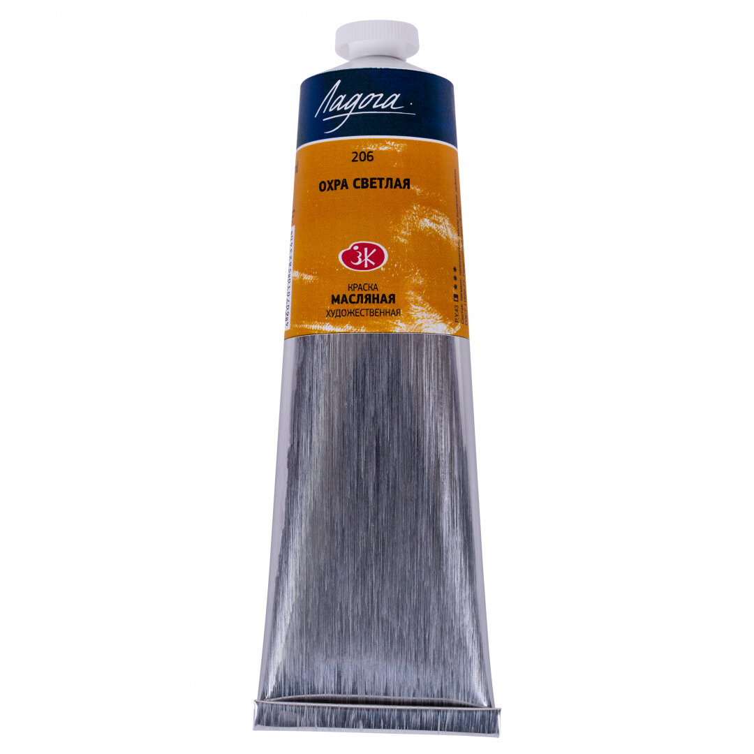 Невская Палитра Охра светлая масло Ладога 120мл