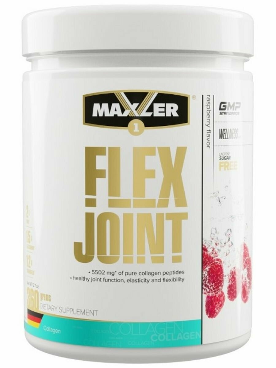 Спортивное питание Maxler Flex Joint, малиновый вкус, коллаген, 360г