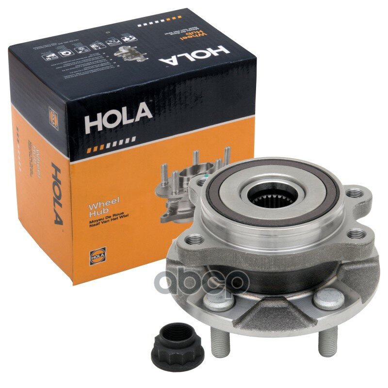 Ступица в сборе TOYOTA Rav4 III/IV, Corolla (07-) с датчиком ABS, передняя HOLA арт. HW51001