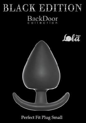 Анальная пробка Perfect Fit Plug Small - 7,4 см, Lola Games, черный