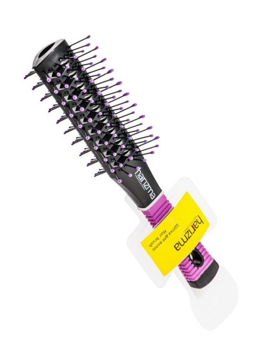 Щетка Harizma Professional h10608-07 Щетка туннельная двухсторонняя черно-фиолетовая, 1 шт