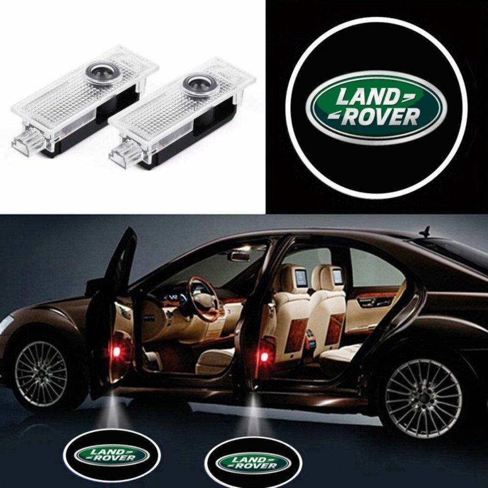 Штатная подсветка дверей с логотипом Land Rover Range Rover -( Ленд Ровер Рендж Ровер )