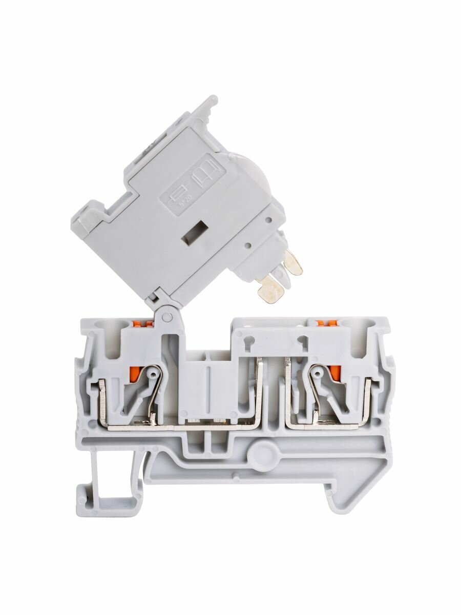 Клеммы для предохранителей, с LED 24В, Push-In (50 шт)