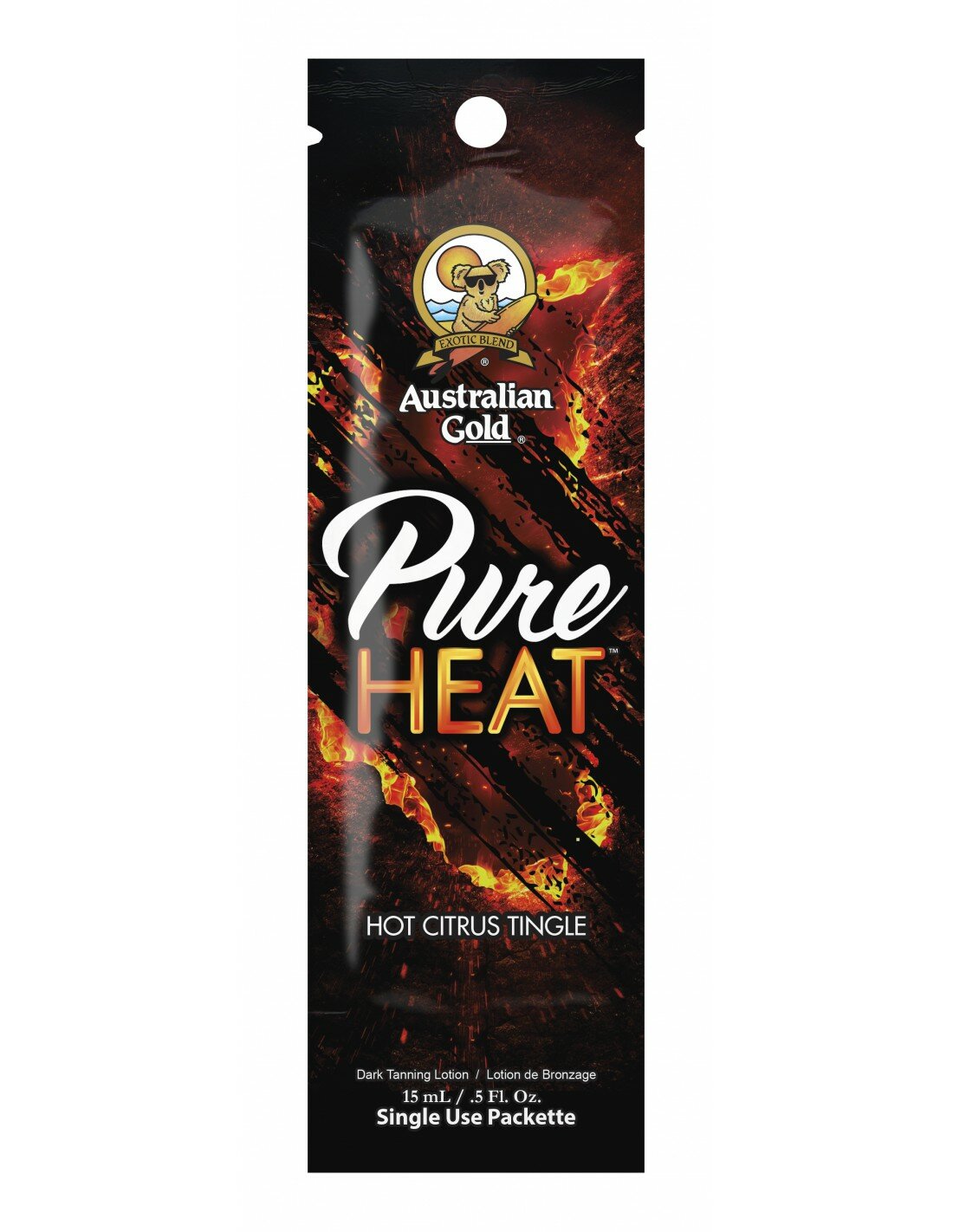 Australian Gold Pure Heat (15 мл) крем активатор для загара, высокий уровень тингл