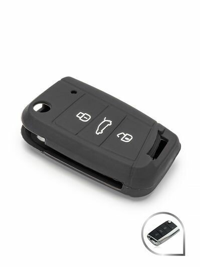 Чехол силиконовый для ключа Volkswagen (№009)